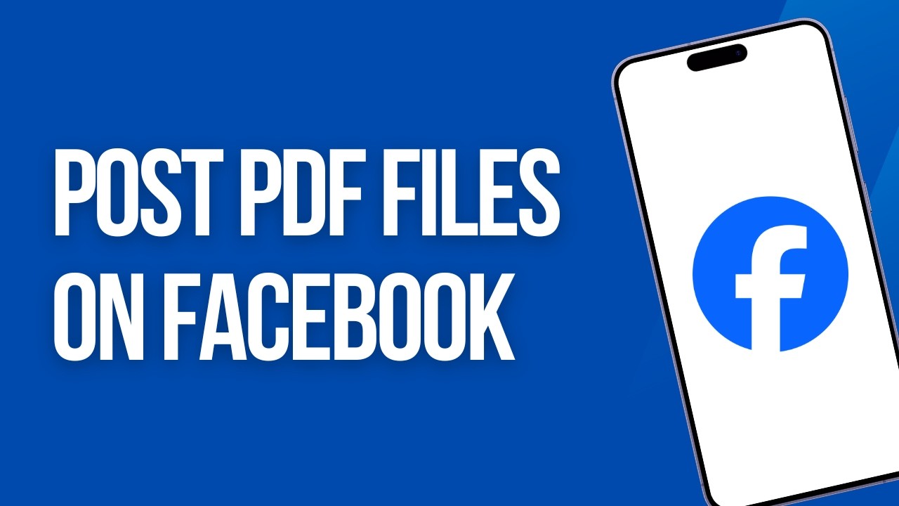 How to Post PDF Files on Facebook