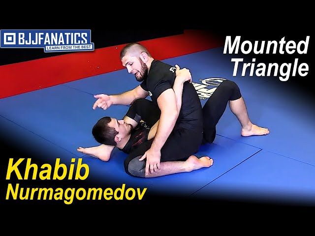 Watch: Khabib Nurmagomedov teaches the triangle choke he used against ...