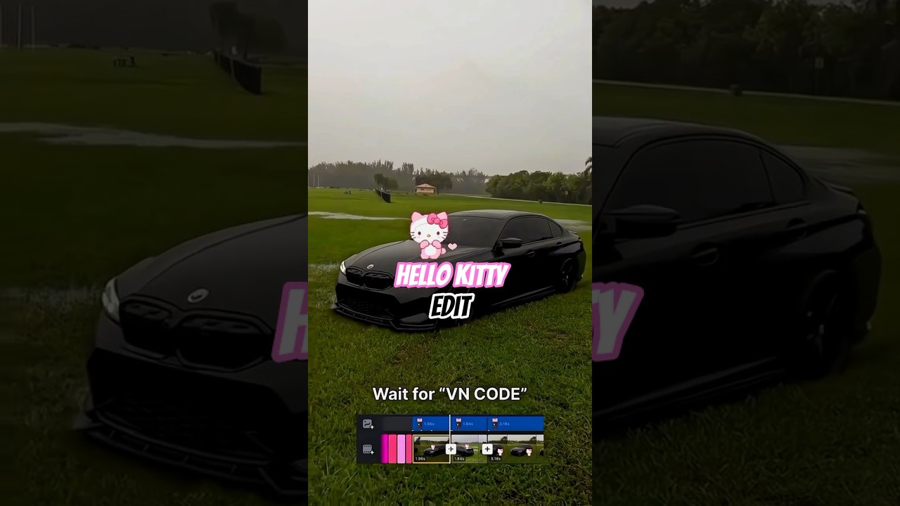 New Hello Kitty Trending Edit Tutorial 💗 | VN Keyframe Animation