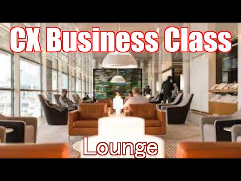 Cathay Pacific Business Class Lounge - The Bridge Review in Hong Kong Airport