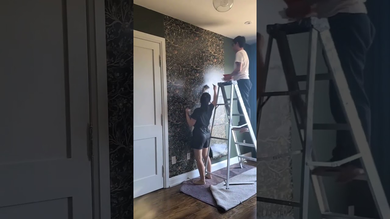 HARRY POTTER ROOM TRANSFORMATION: MINALIMA WALLPAPER #shorts