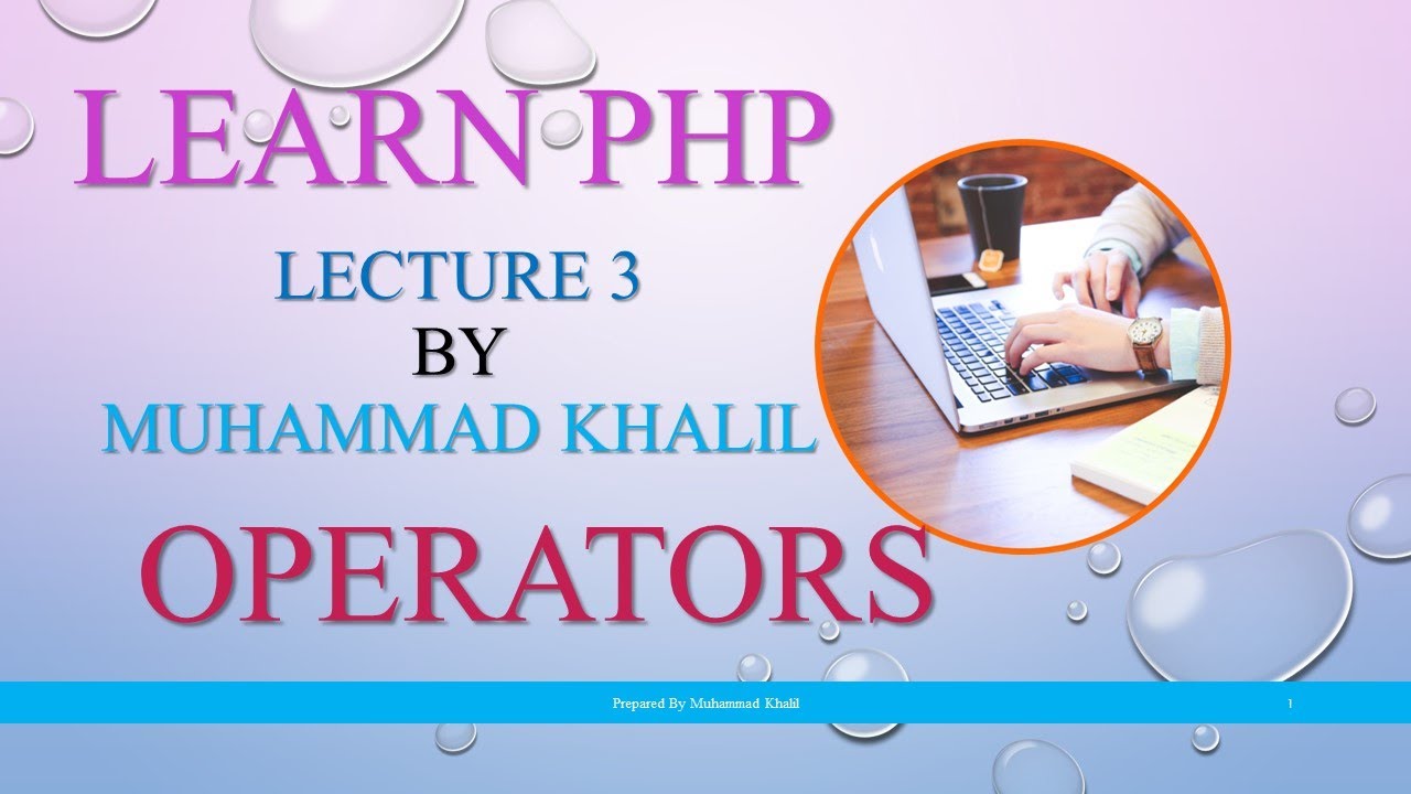 php operators, arithmetic, assignment, comparison, increment/decrement, logical and string operators