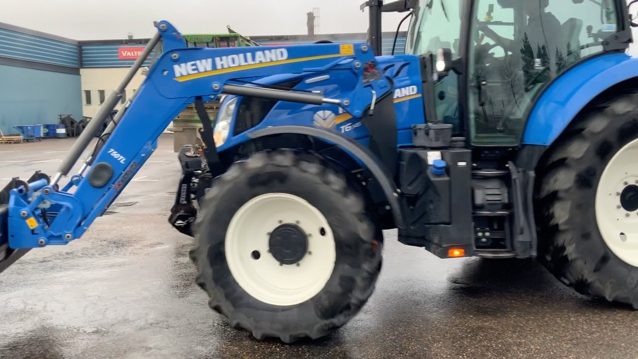 Traktor New Holland T6.145 Dynamic commander, Vetlanda, Klar