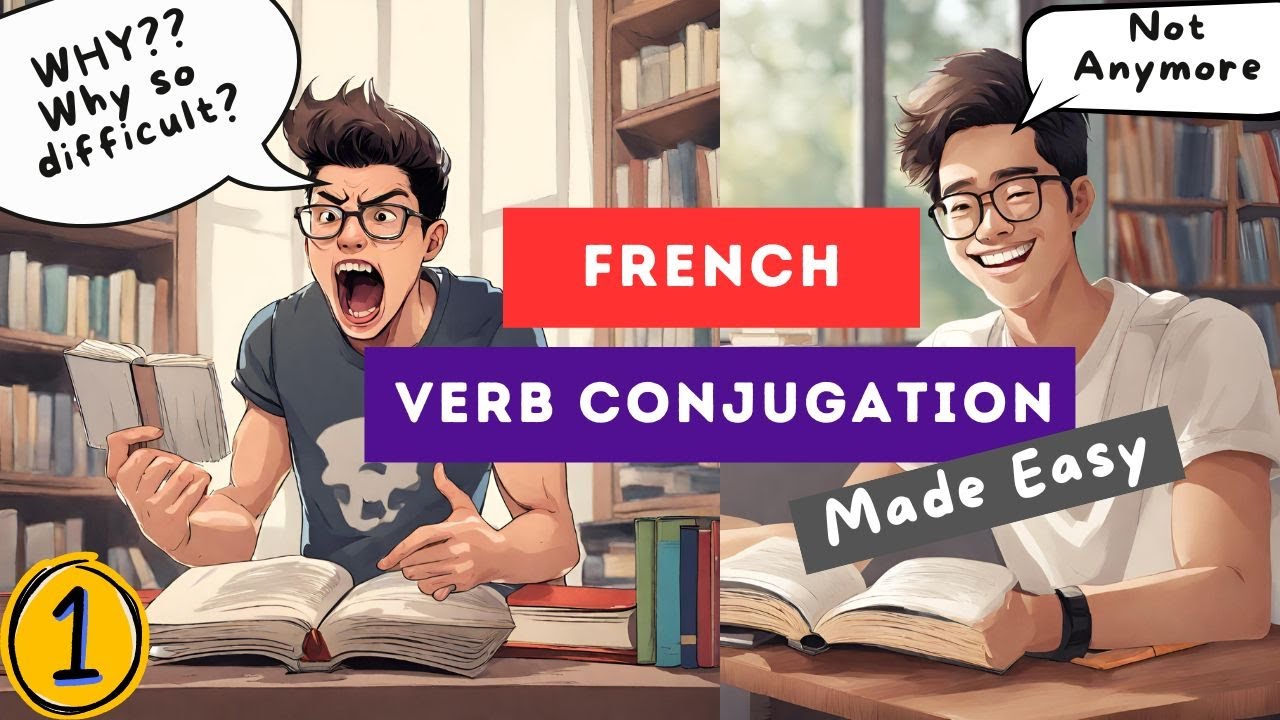FRENCH Verb Conjugation EXPLAINED (Made Easy) - Lesson 1 #learnfrench