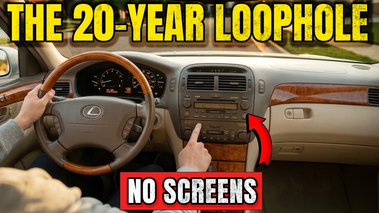 Why Smart Drivers Are Buying 20-Year-Old Cars Without Screens (The Pre-Screen Loophole)