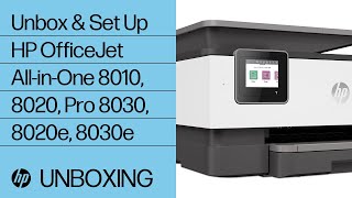 HP OfficeJet Pro 8035e All-in-One Printer Setup | HP® Support