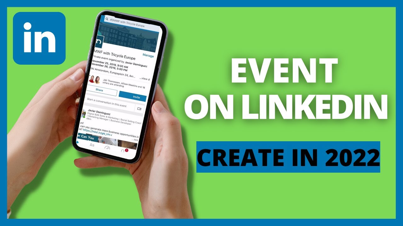 How to create an  event on LinkedIn on Android and iPhone in 2022