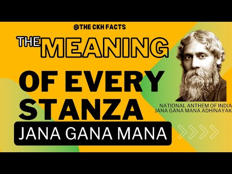 Meaning Behind Every Stanza of India's National Anthem: Jana Gana Mana Explained @CHANDRAKANTHOTA