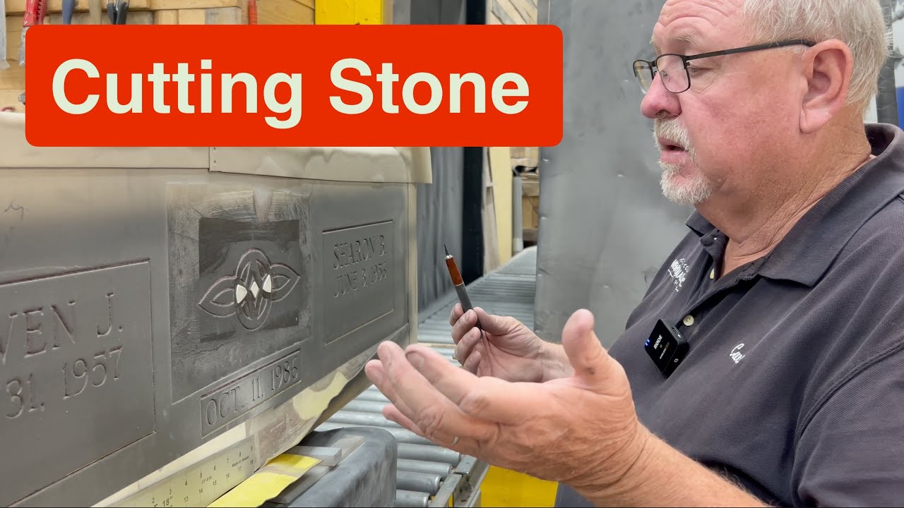 Monument sandblasting stencil tricks