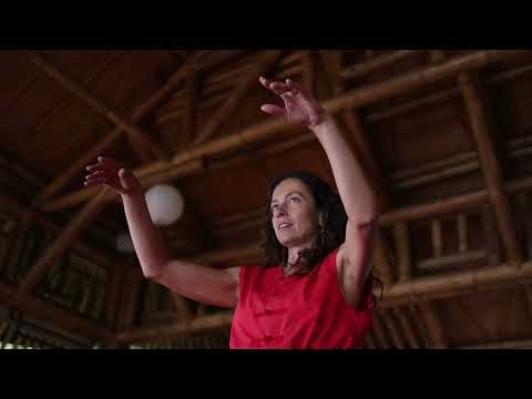Dynamic Qigong with Anna Mironova. TaiJi Tao Temple, San Marcos La Laguna, Guatemala, 2022