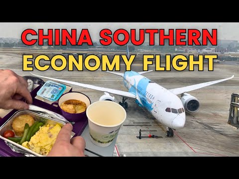 Affordable China Southern Flight Review! Economy Trip Report from Guangzhou to Melbourne