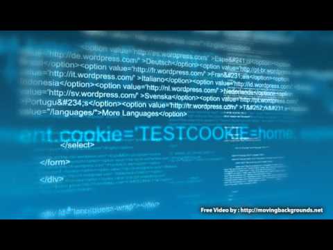 Programming Code video background