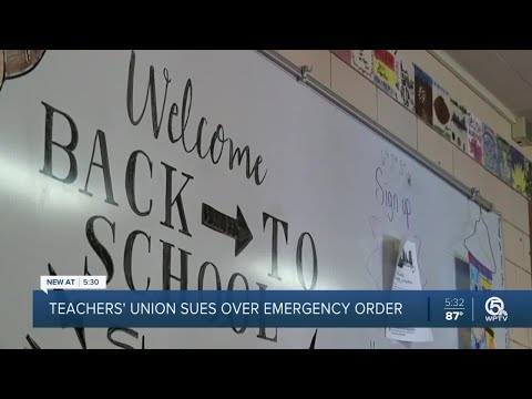 Florida’s teacher union sues state, seeks to freeze order requiring public schools to reopen