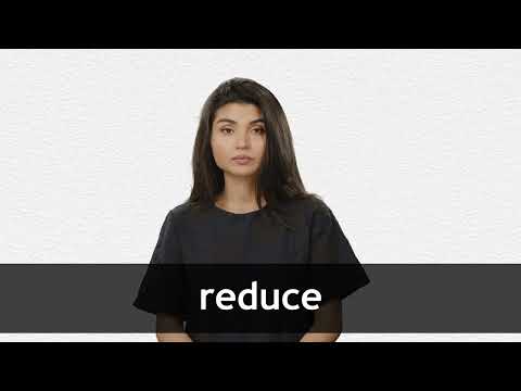 How to pronounce REDUCE in American English
