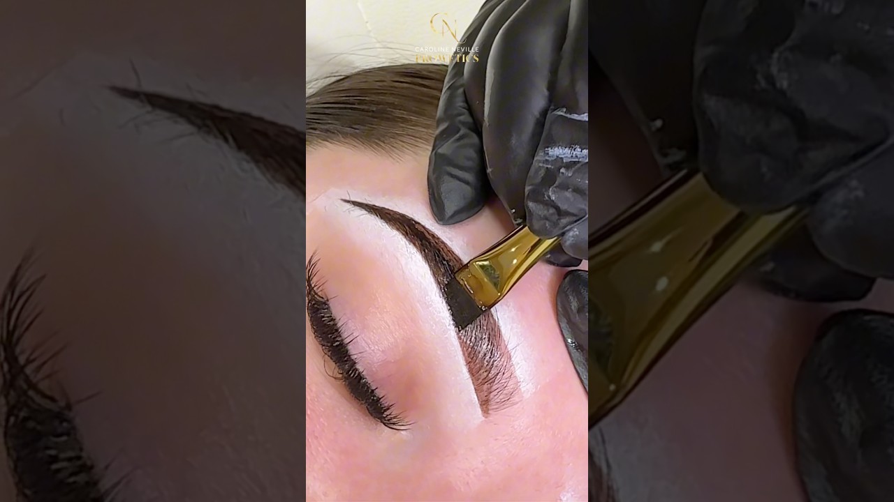 Hybrid Brows | Brow Dye | Brows #brows #browlamination #eyebrows #tutorial
