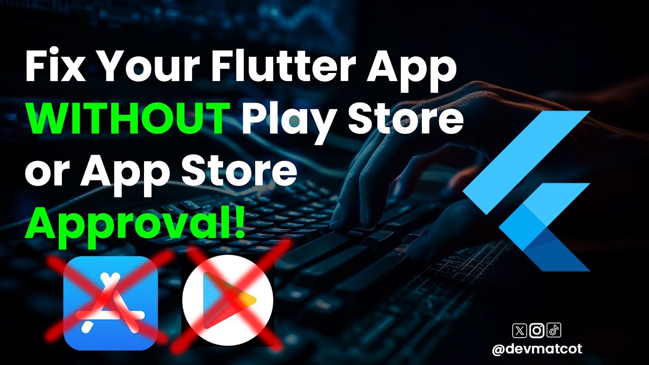 Fix Your Flutter App WITHOUT Play Store or App Store Approval - Flutter Code Push