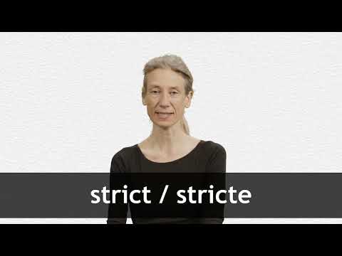 How to pronounce STRICT / STRICTE in French