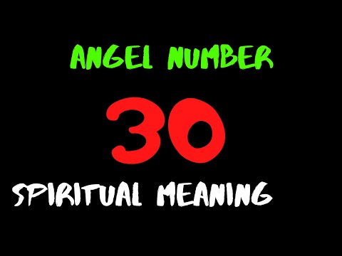 ✅ Angel Number 30 | Spiritual Meaning of Master Number 30 in Numerology | What does 30 Mean