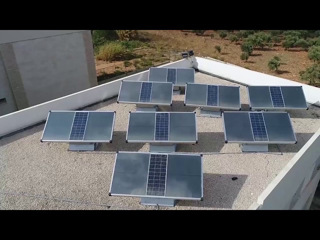 Solar panels mining water from the air in Queensland, Australia