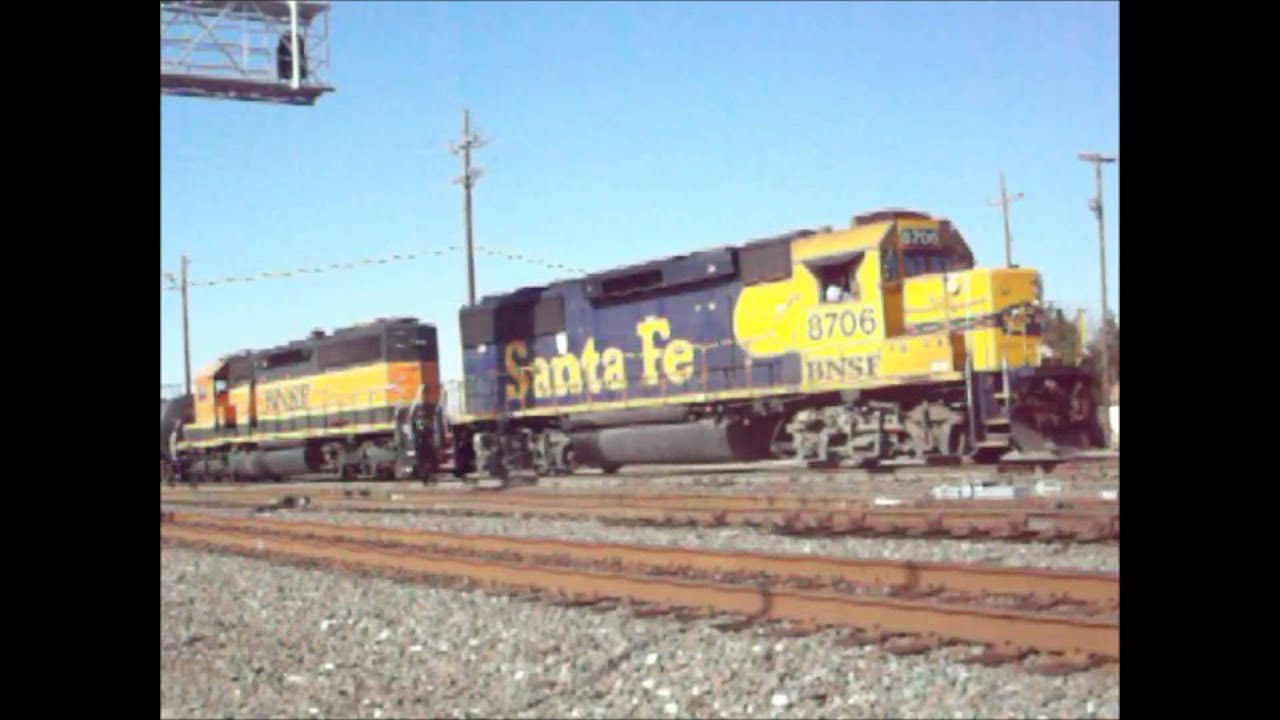 BNSF Old Yard Engines GP38-2, SD40-2 and GP60