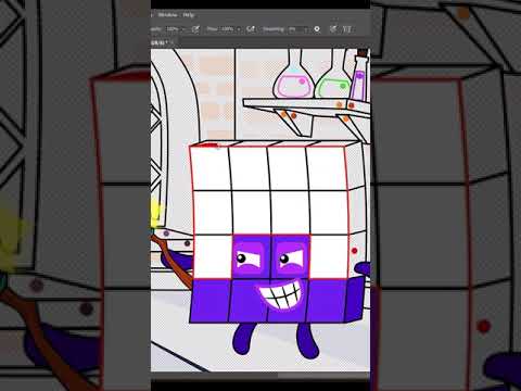 Numberblocks 16, Chocolate Thief #numberblocks #coloringstory #fanmade #shorts #drawing #coloring