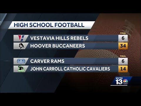 Alabama High School Football: Final scores from week three