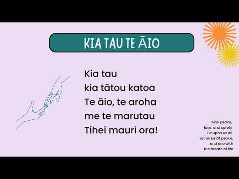 Kia tau te āio