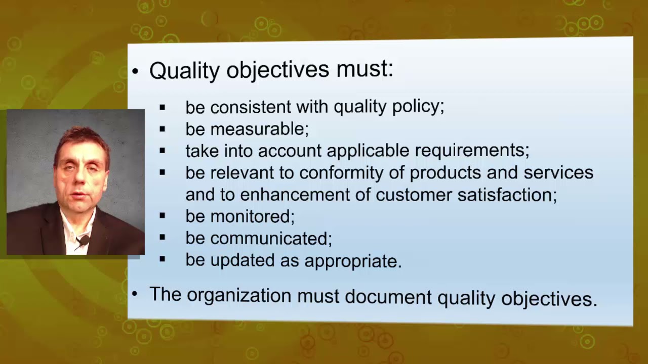 HOW TO DEVELOP QUALITY OBJECTIVES
