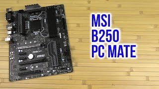 MSI B250 PC Mate купити в інтернет-магазині: ціни на материнська плата ...