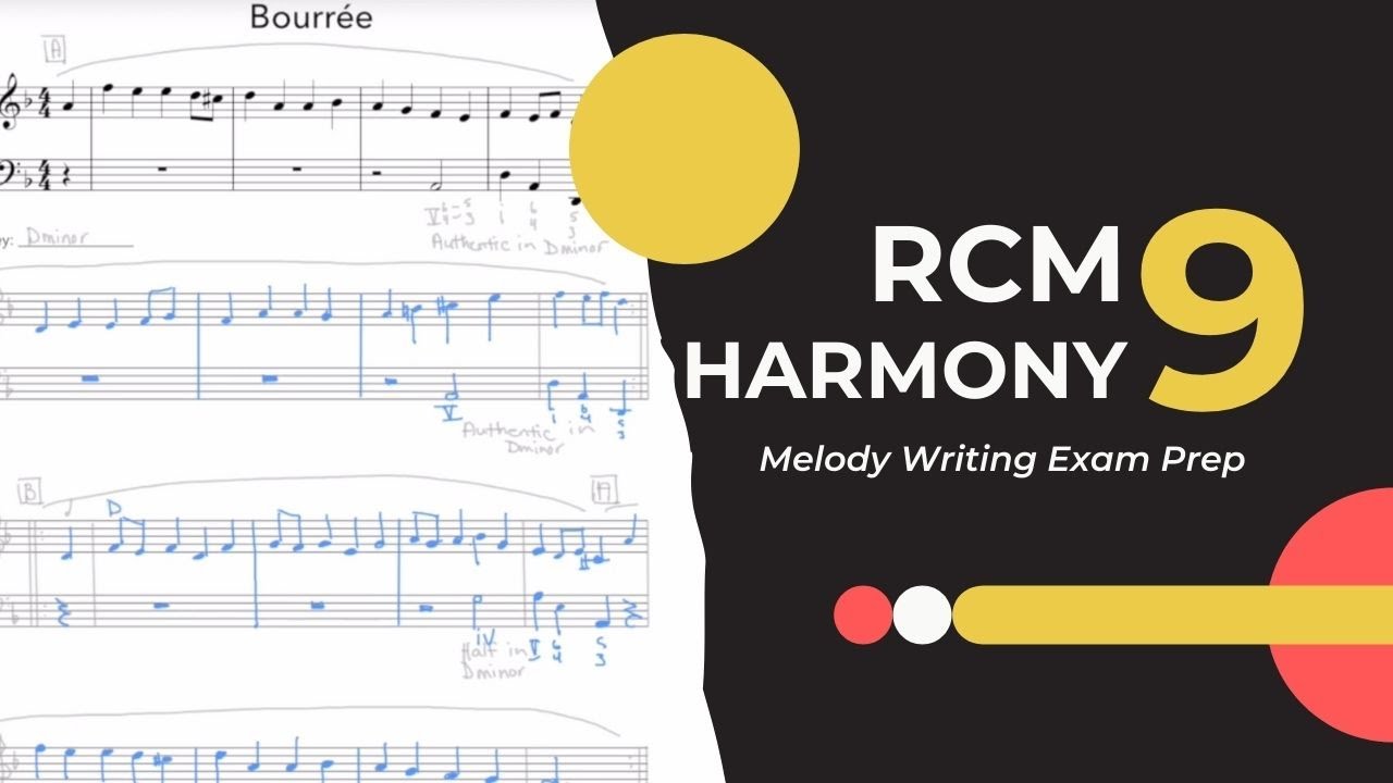 Melody Writing (RCM Harmony 9 Exam Prep)