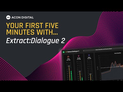 Acon Digital releases Extract Dialogue 2 - Page 2 - Gearspace