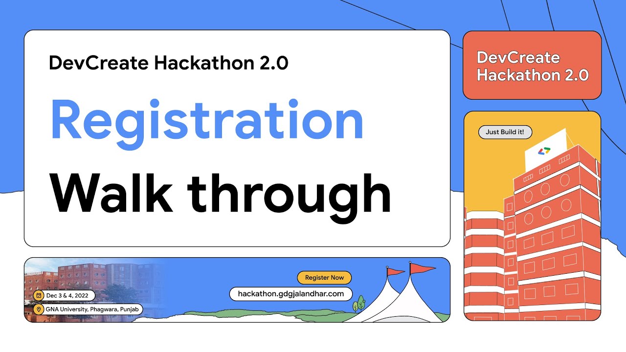 DevCreate Hackathon 2.0 Registration Process