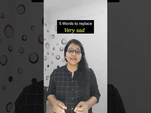 5 words to Replace VERY SAD | Advanced English Vocabulary | Daily use sentences | IELTS | #shorts