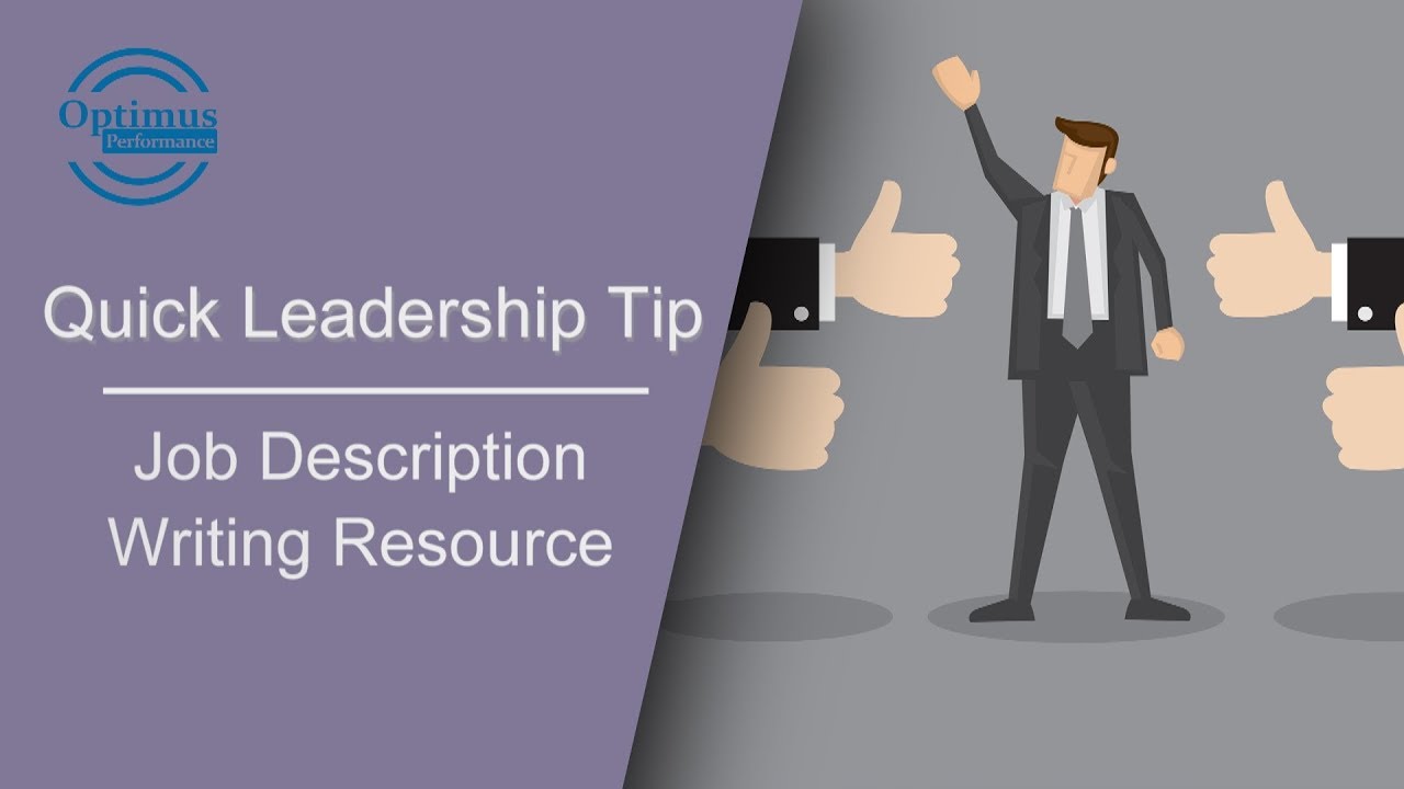Free resource for writing job descriptions