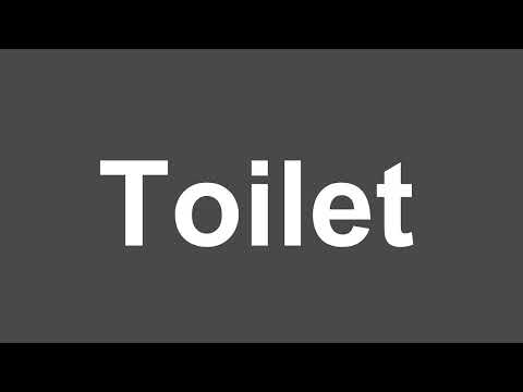 How To Pronounce Toilet | Toilet Pronunciation | How to say Toilet