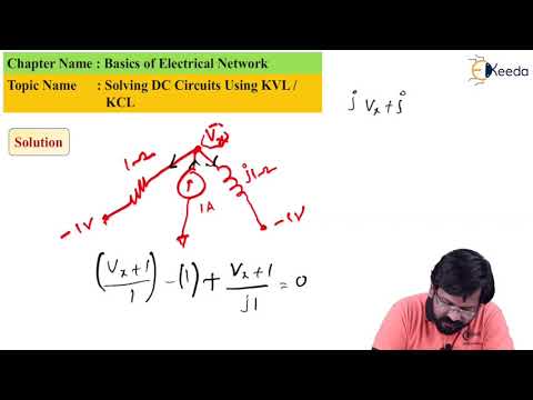 Solving DC Circuits Using KVL - KCL (Part 3) - GATE Electrical Circuit Theory Video Lecture ...