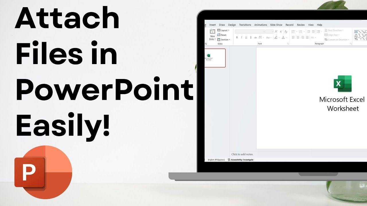 How to attach file in PowerPoint (THE RIGHT WAY)