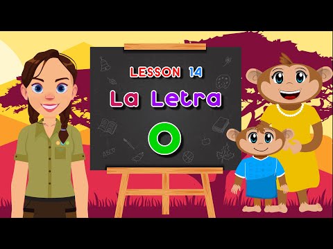 Spanish for Kids - Spanish Alphabet - The Letter O | Spanish Safari Show Lesson 14