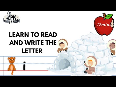 How to Engage Kids: Learn to Read & Write The Common Letter 'i' - 3 - 5 year old's.