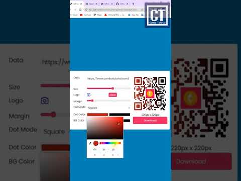 QR Code Styling #css #design #html #webdesign #generator #javascript #javascriptproject #webtutorial