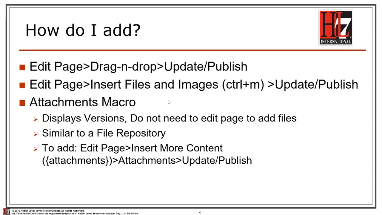 Attachments in Confluence