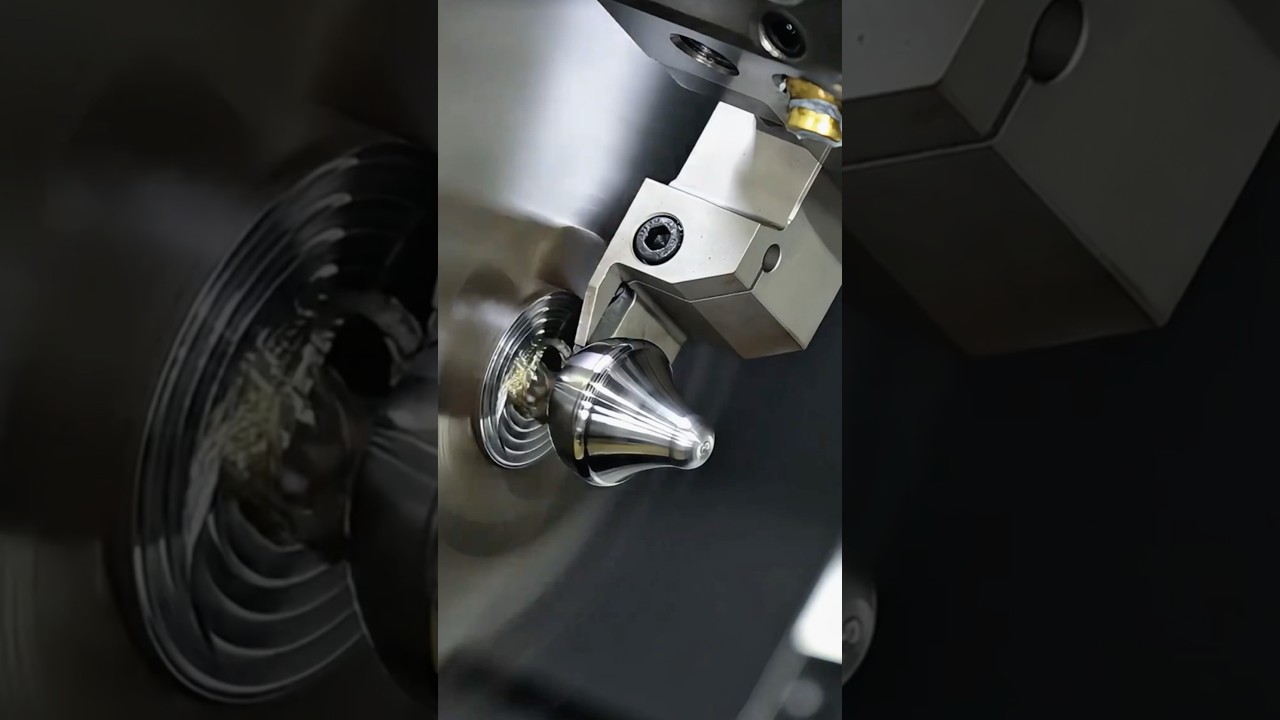 FixRTurn Tried interrupted cutting by Round insert #shorts #cnc #machine #machin #tools #technology