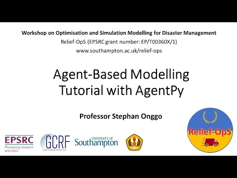 Agent-based simulation tutorial and AgentPy