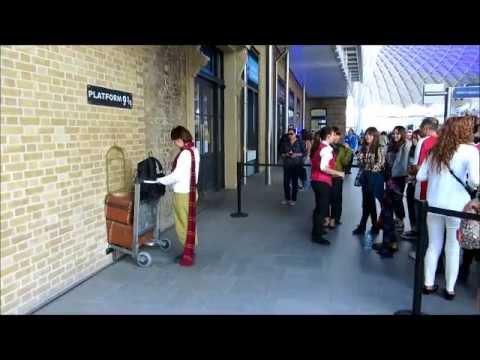 Harry Potter Platform 9 3/4 At Kings Cross Station London