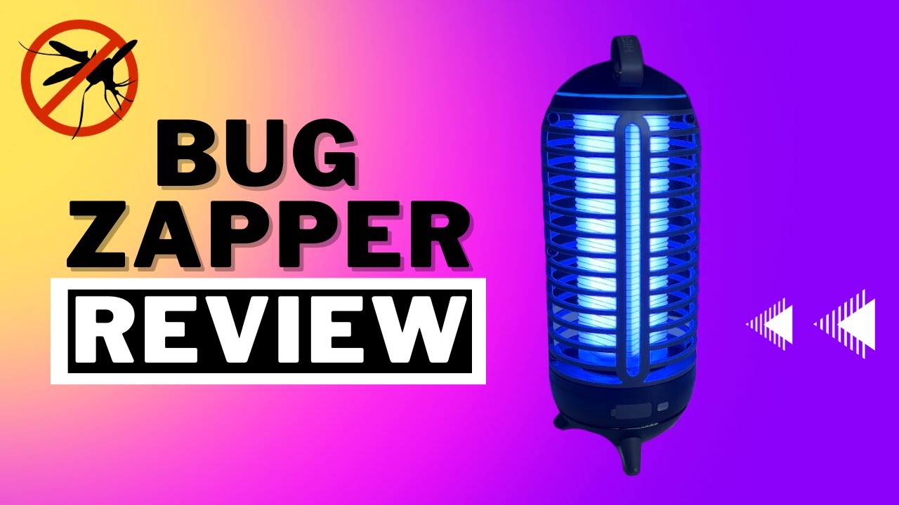 Rechargeable Bug Zapper Review & Demo - Best Cordless Indoor/Outdoor Bug Zapper on Amazon?