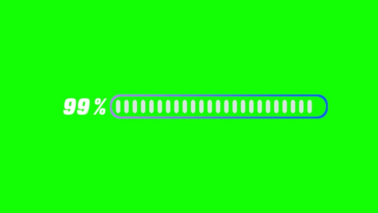 green screen | green screen effects | loading bar green screen | progress bar green screen | Bar