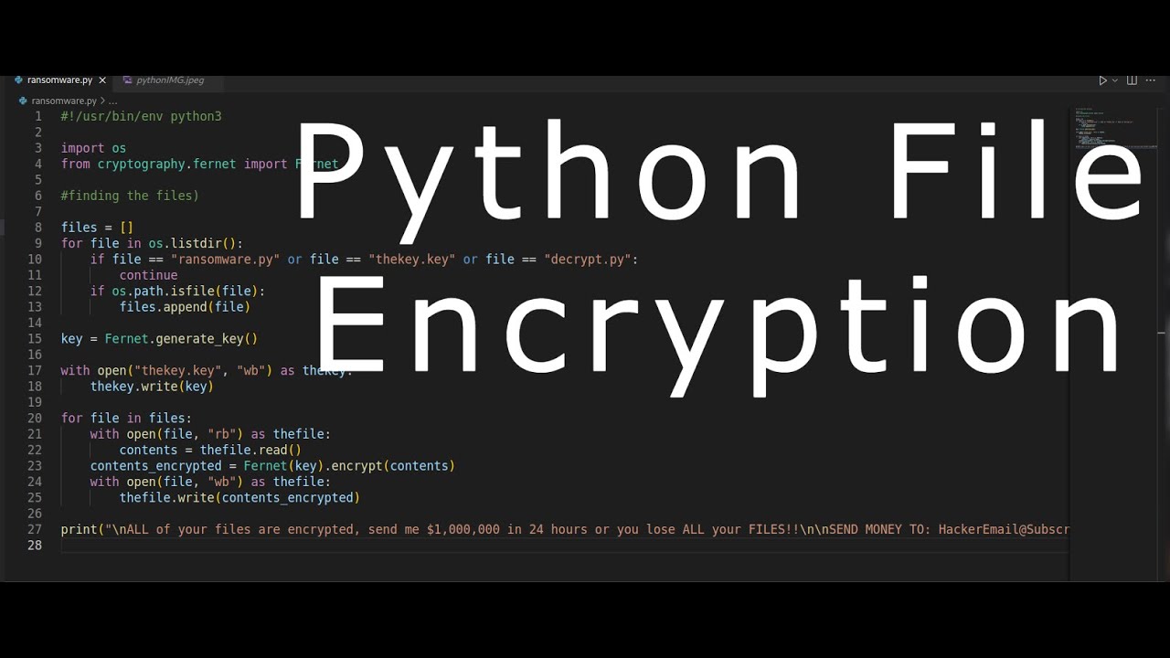Python File Encryption on Linux/Windows System