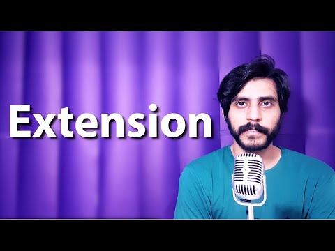 How To Pronounce Extension