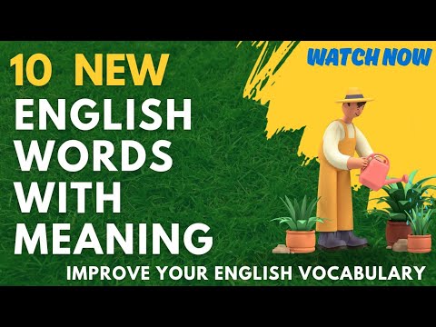 10 new English words with meaning _ Daily used English words with meaning_ new English words_A words