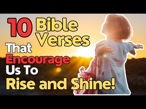 10 ARISE and SHINE Bible Verses 🙌| Powerful MOTIVATION in GOD's Word